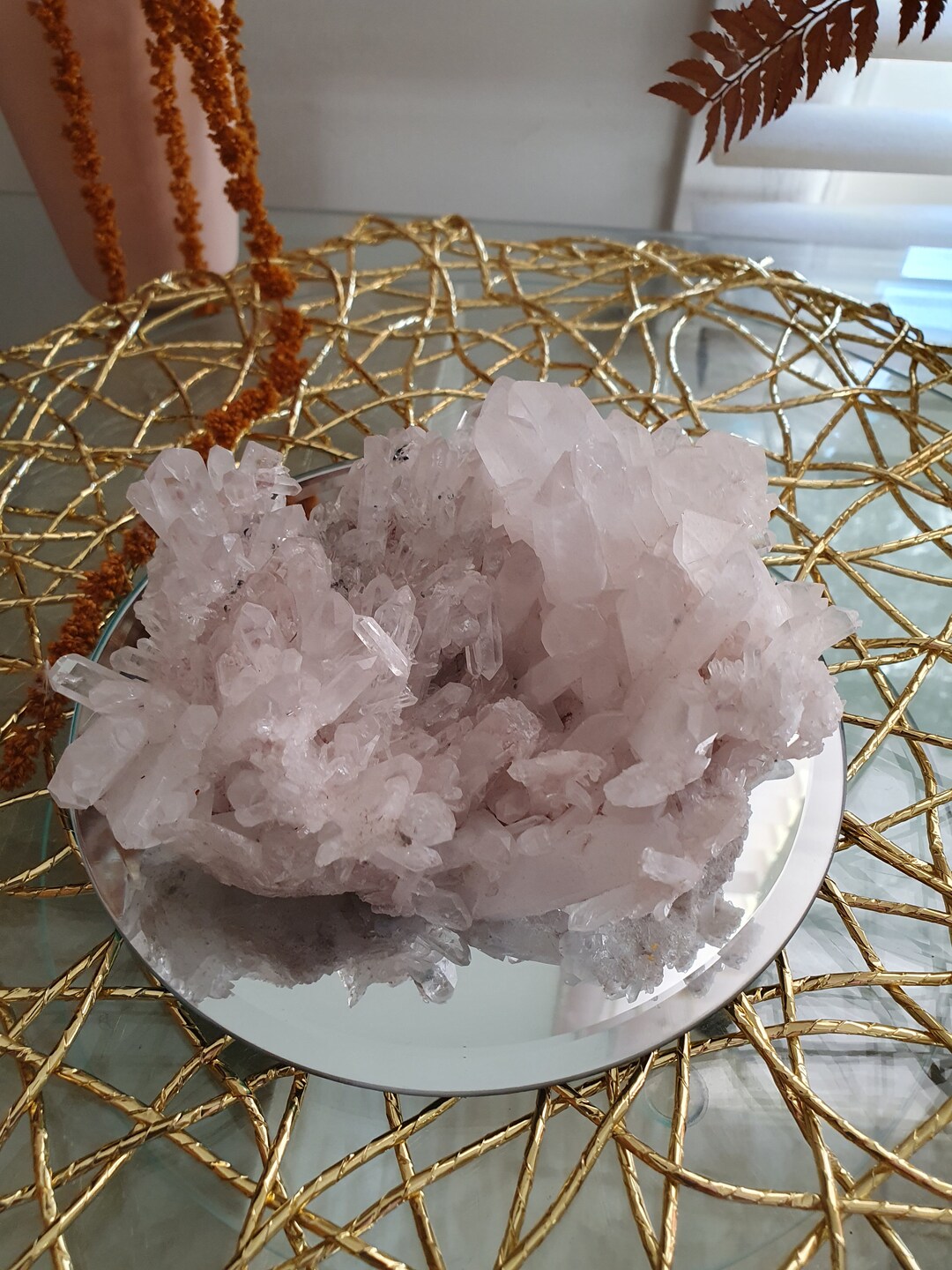 Pink Himalayan Crystal, Home Decor, Crystals, Healing Crystals, Energy ...