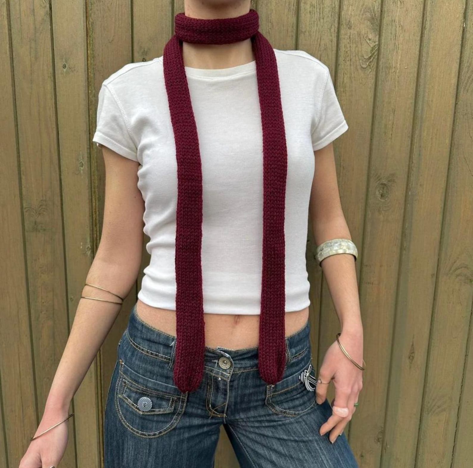 Skinny Mohair Scarf, Knitted Skinny Scarf, Stylish Mohair Scarf, Thin ...