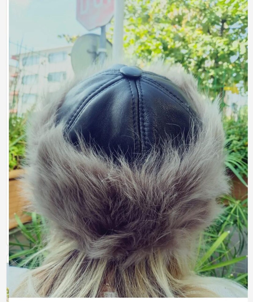 Handmade Fur Hat KOYUN KÜRKLÜ Woman Wolf Hat Mongolia Hat With ...