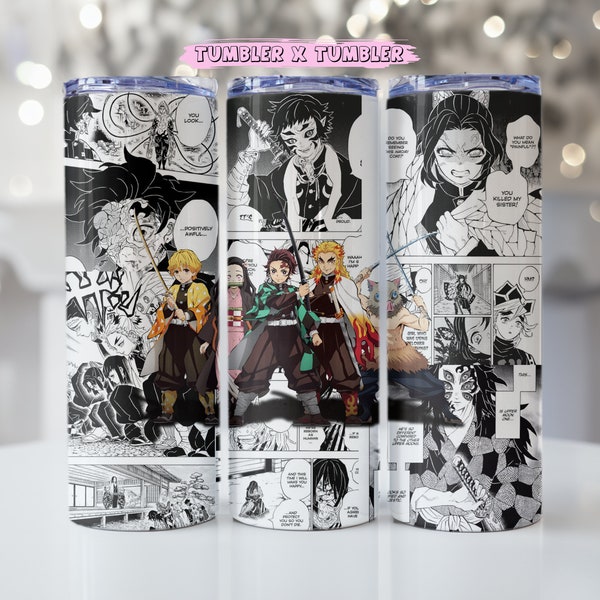 Demon Slayer Tumbler Wrap Png - Etsy