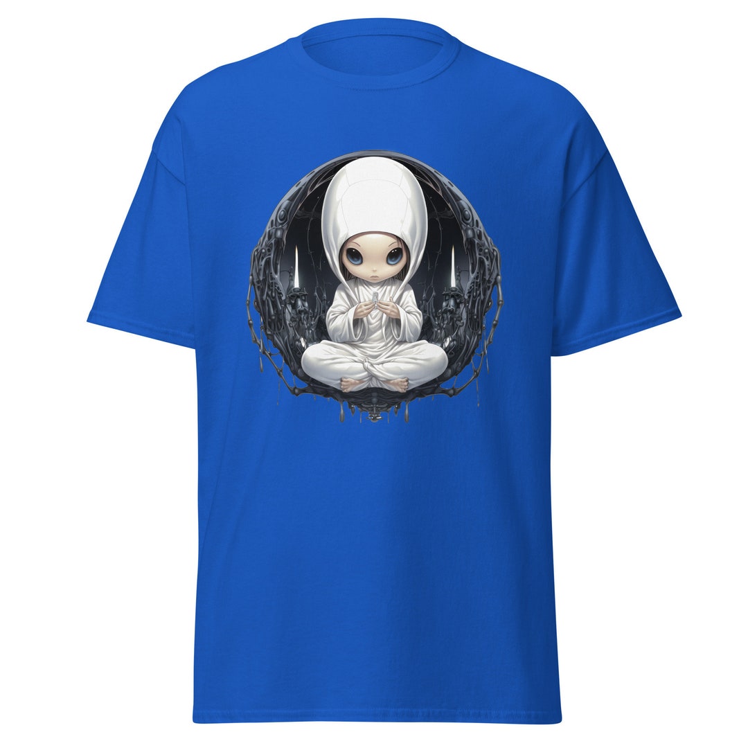 H.R. Giger Inspired Anime Alien Child Gothic T-shirt Sci-fi - Etsy