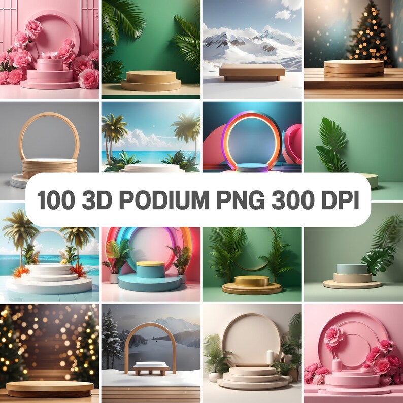 100 3D Podium : the Best Ideas for You, Digital Art, AI Generate, 3D ...