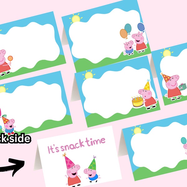 Peppa Pig Birthday Decorations - Etsy