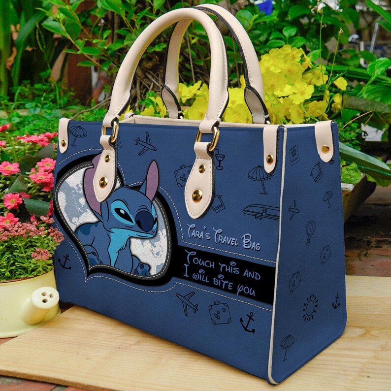 Stitch Touch This I Will Bite You Handbag,stitch Lover's Handbag,stitch ...