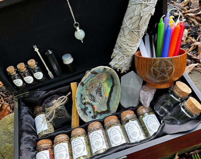 Small-medium-deluxe Witches Kit | Beginner Witch Kit | Spell Making ...
