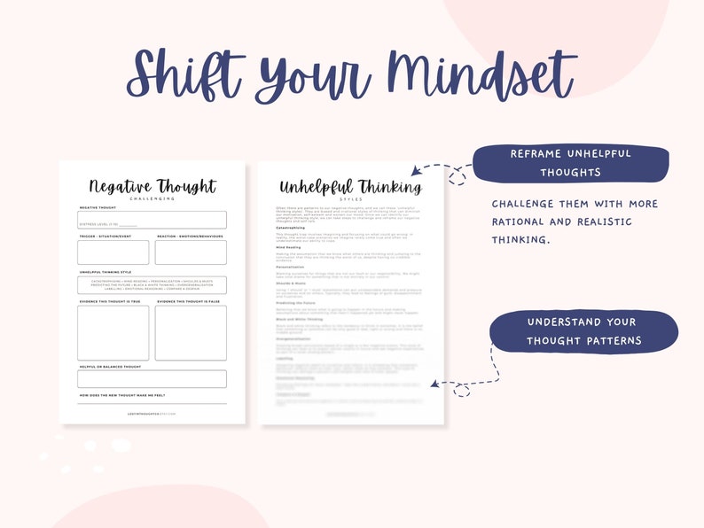 CBT Workbook - CBT Self Therapy, Cbt Thoughts, Cbt Worksheets ...