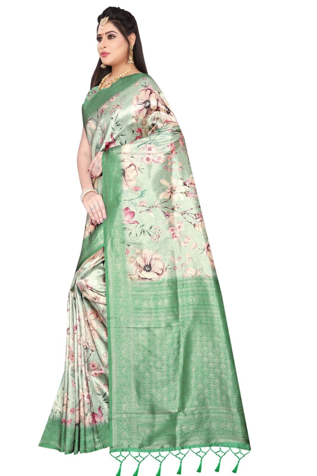 Women's Softy Jaccard Digital Print Saree Piece Party Wear - Etsy