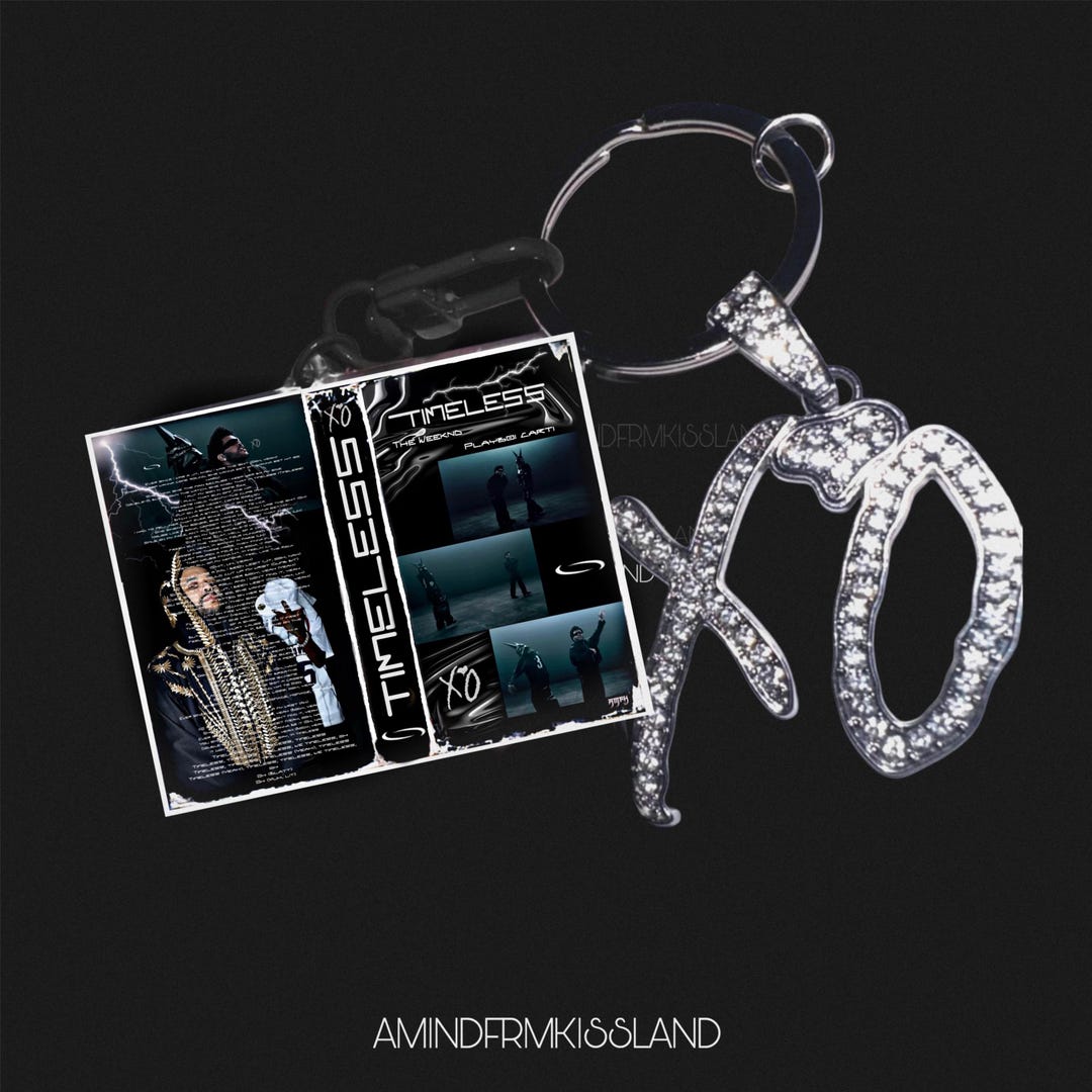 Timeless and X’O Keychain With Timeless Print - Etsy