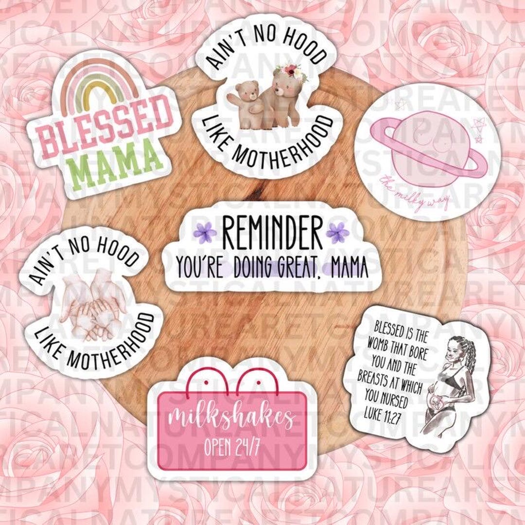Breastfeeding Stickers, Milky Way, Blessed Mama, Motherhood Stickers ...