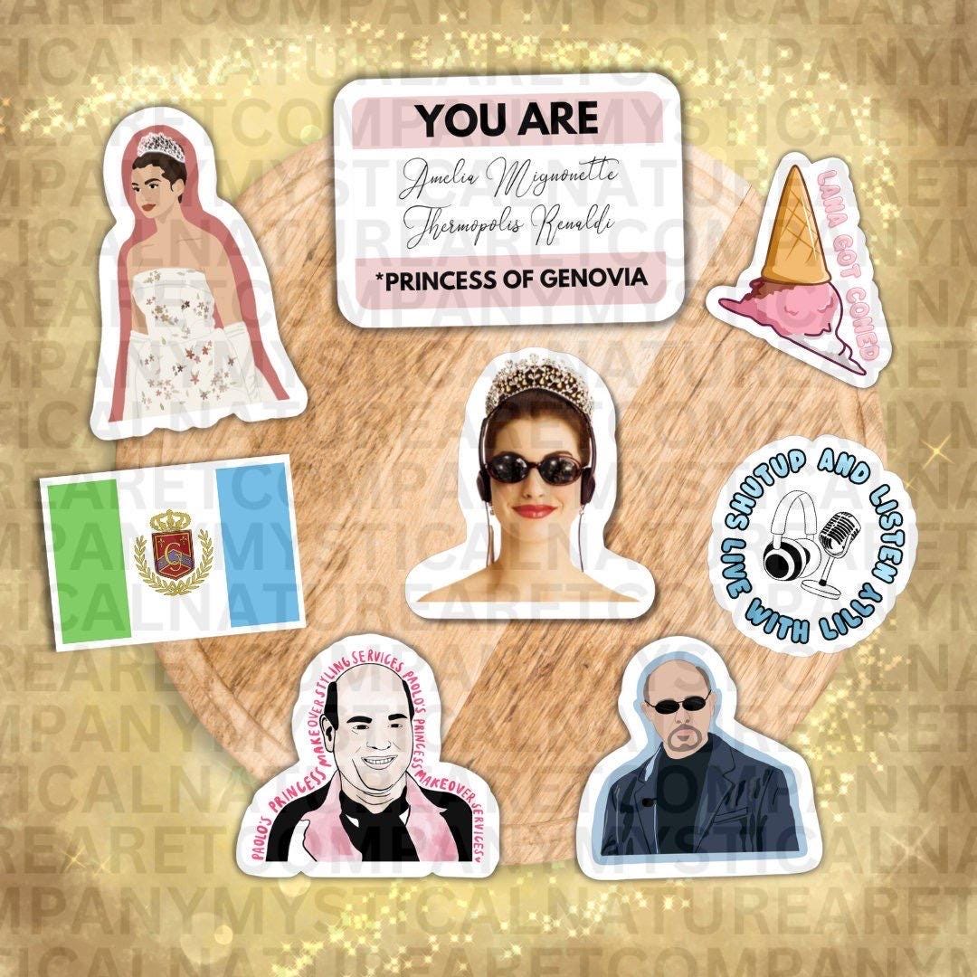 Princess of Genovia Stickers, Princess Diaries Stickers, Mattress ...