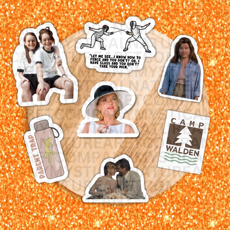Parent Trap Stickers, Lindsay Lohan Stickers, Camp Walden Sticker ...