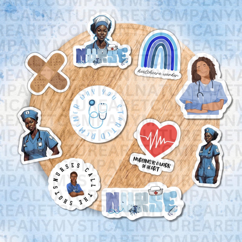 Nursing Stickers - Etsy