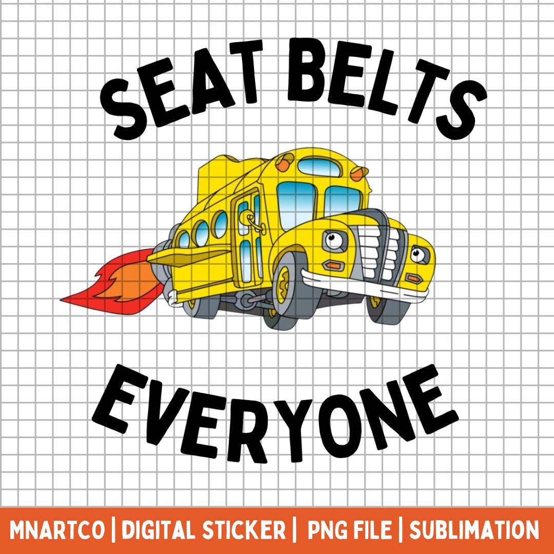 Kid's School Bus Stickers, Dorothy, Arnold, Magic Bus Sticker, Make ...