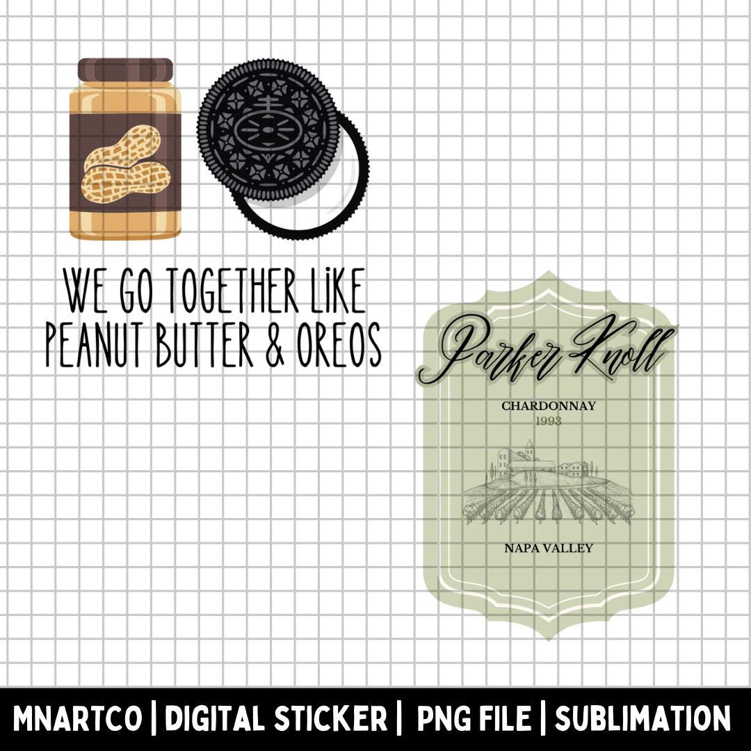 Peanut Butter and Oreos Stickers, Parent Trap Camp Stickers, Annie and ...