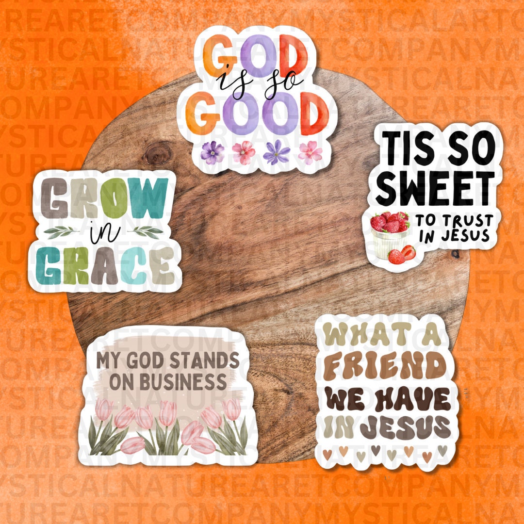 God is so Good Stickers, Christian Religious Scripture Stickers, Grow ...