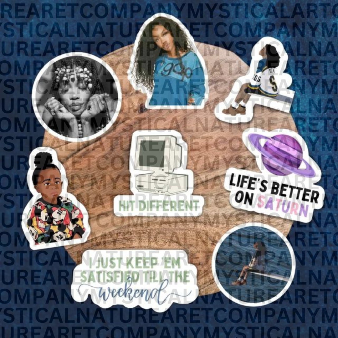 Solana Stickers, Saturn and Hit Different Stickers, SOS Stickers, Ctrl ...