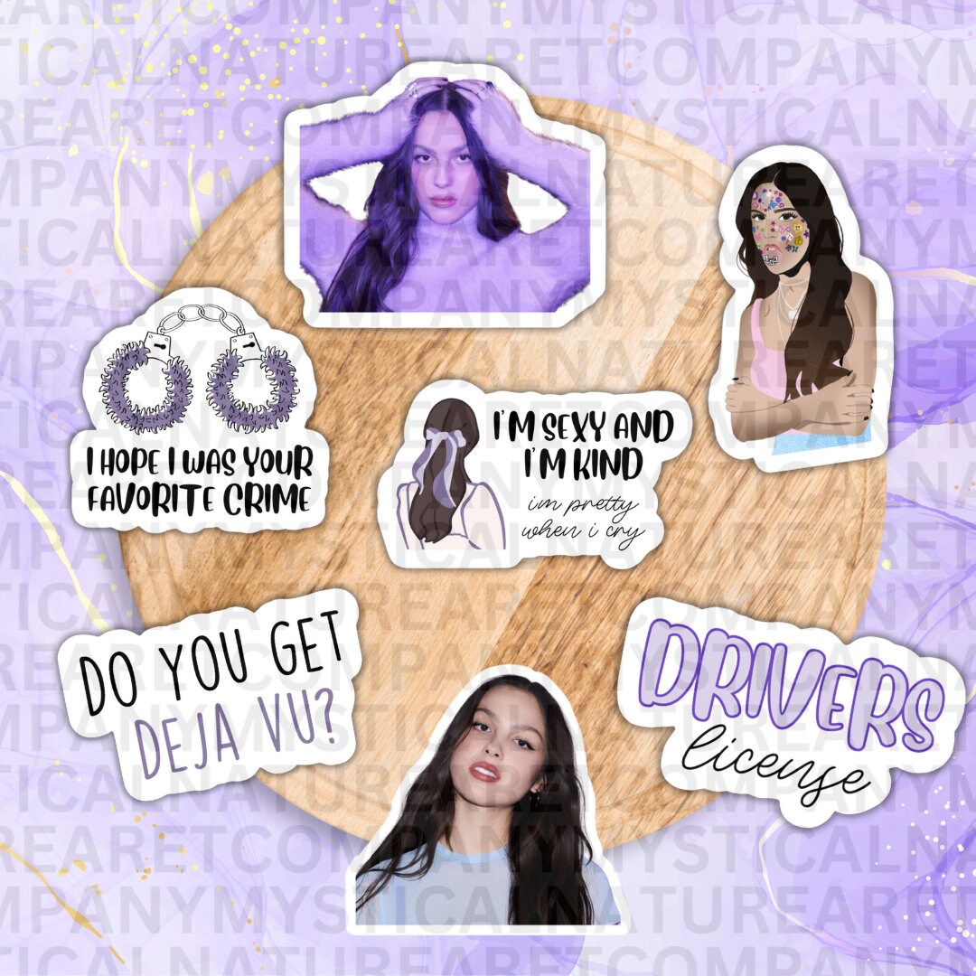 Olivia Rodrigo Stickers — SASSY ASHLEY
