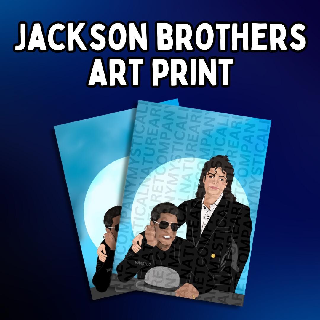 Michael Jackson Art Print, Jackson 5 Art Print, 5x7 Music Jackson Five ...