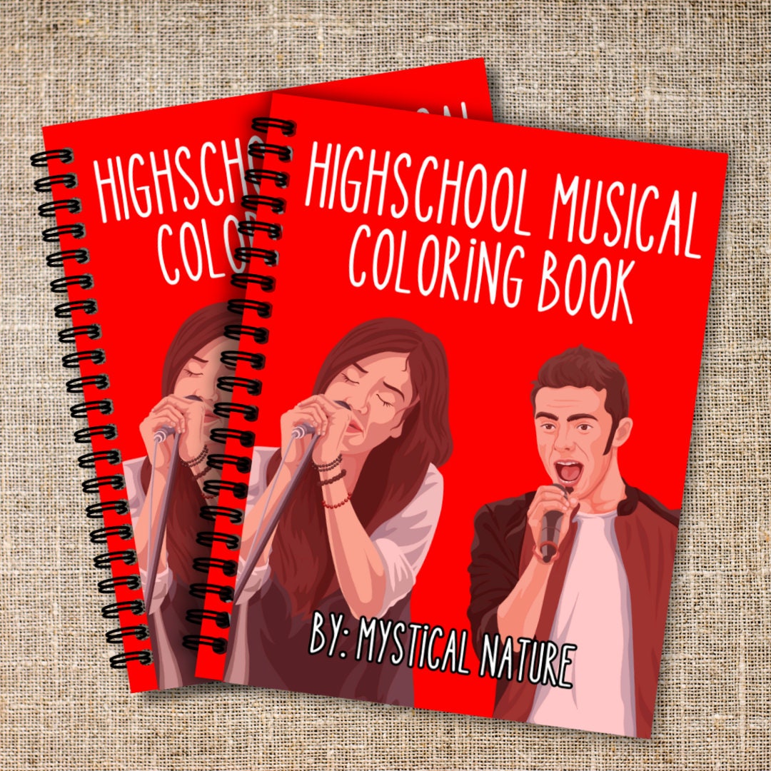 A High School Musical Coloring Book - Etsy