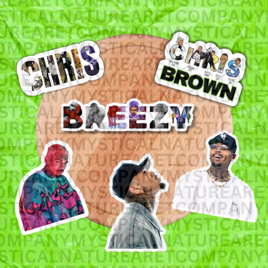 Chris Brown Stickers - Etsy