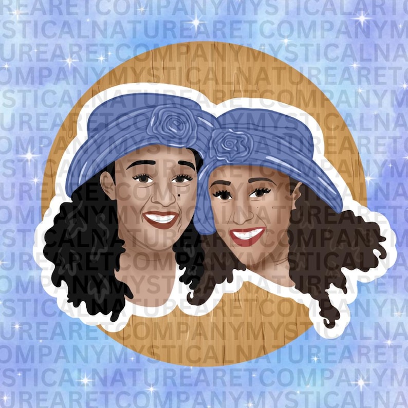 Sister Sister Stickers, Tia, Tamera, Black Sister Stickers, Child ...