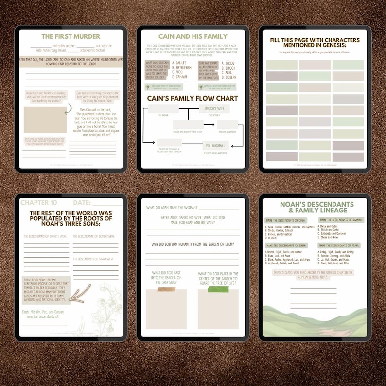 Genesis Made Simple, Download Bible Study Worksheets, Bible Study for ...