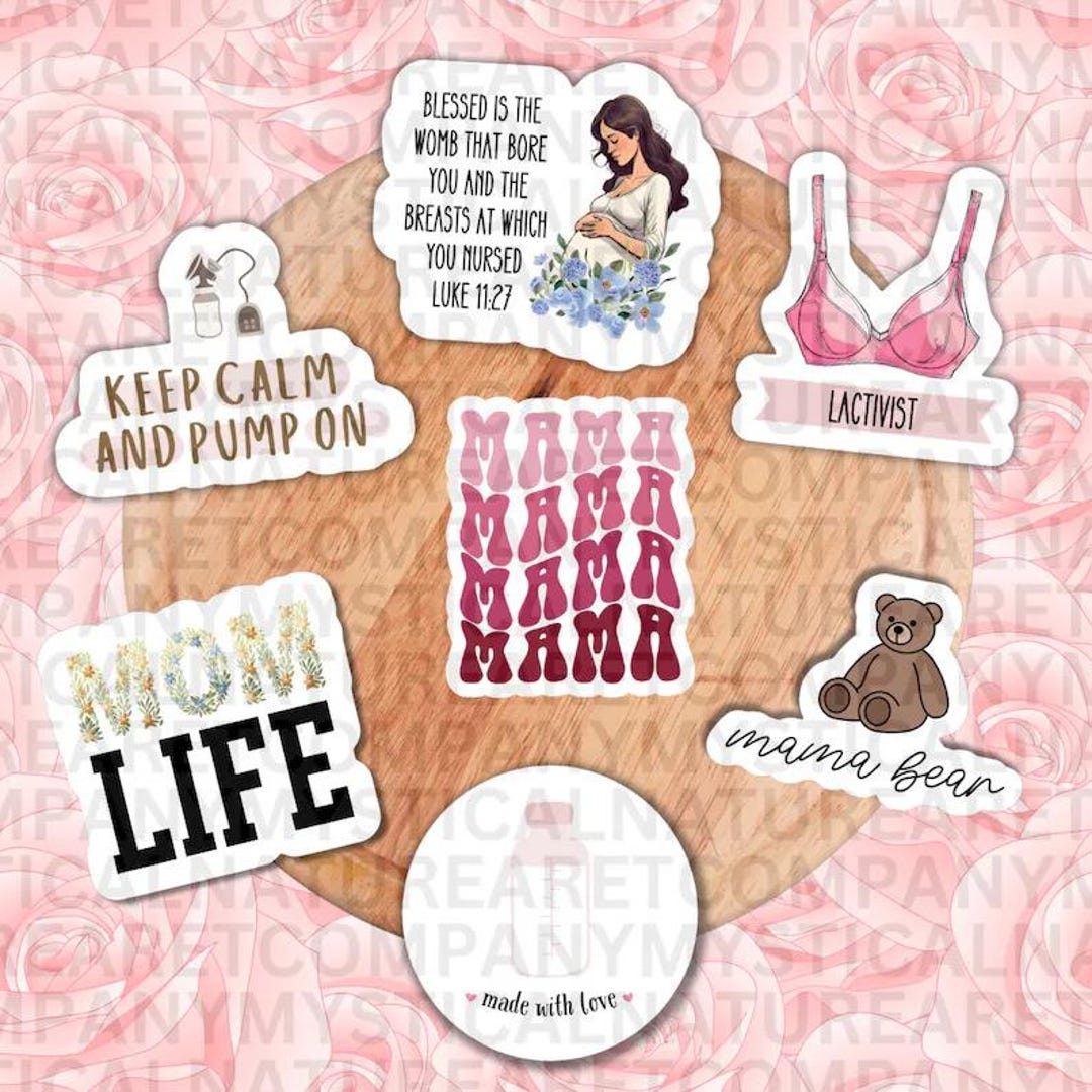 Breastfeeding Stickers, Mom Stickers, New Mom, Pump On, Mom Life, Mama ...
