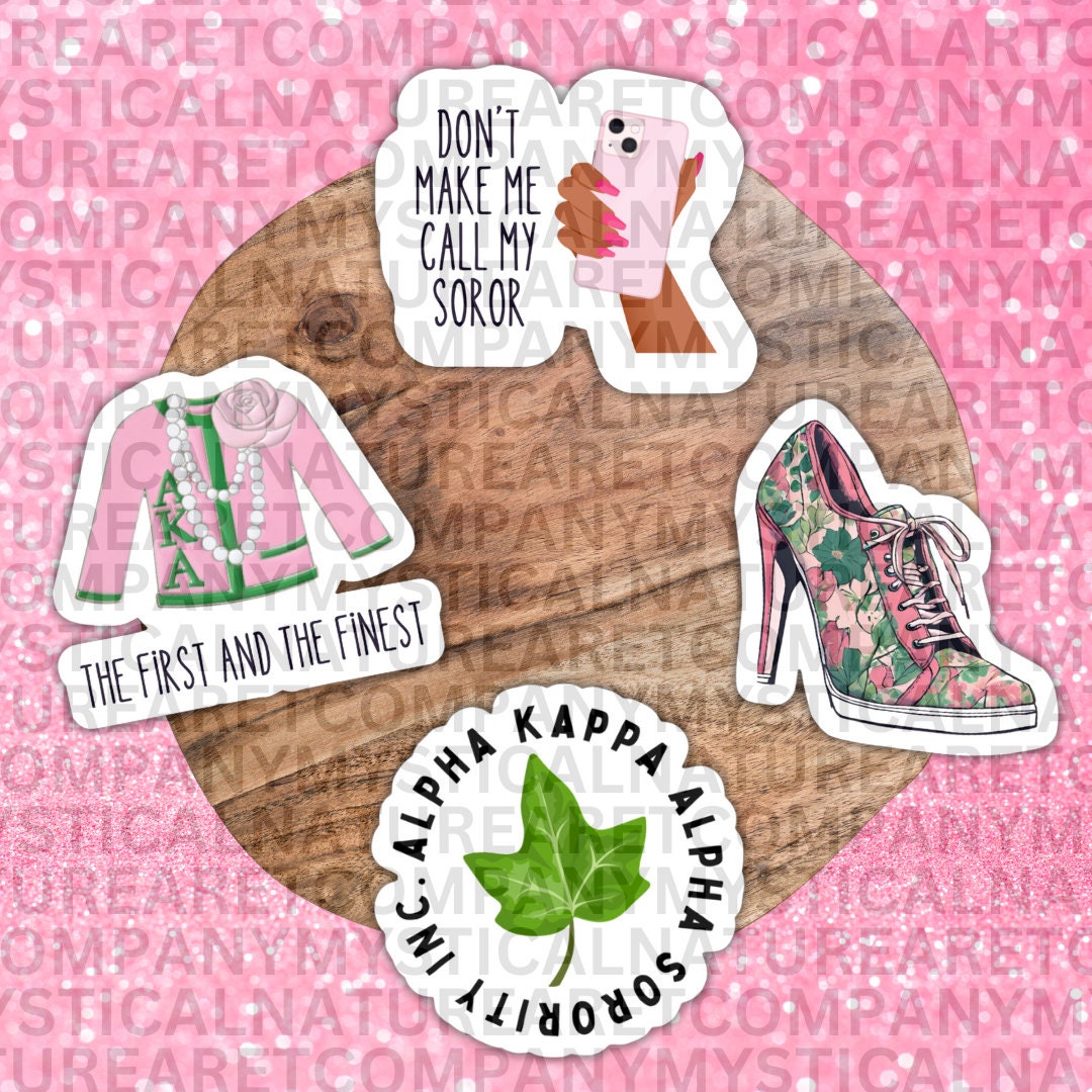 Alpha Kappa Alpha Stickers, Ivy Leaf AKA Stickers, Dont Make Me Call My Soror Stickers - Etsy
