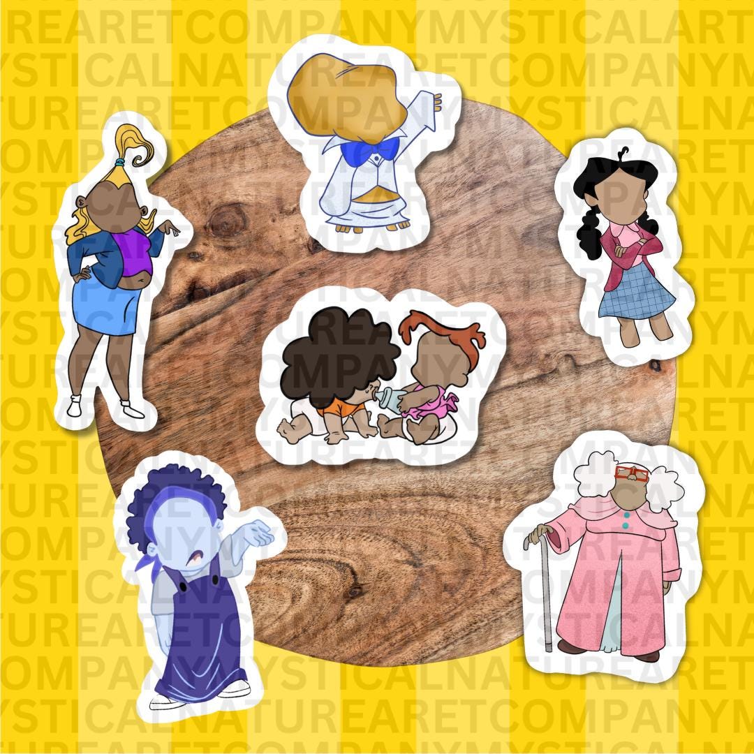 Proud Family Stickers, Penny Proud, Dijonay, Suga Momma, Sticky, Kyla ...