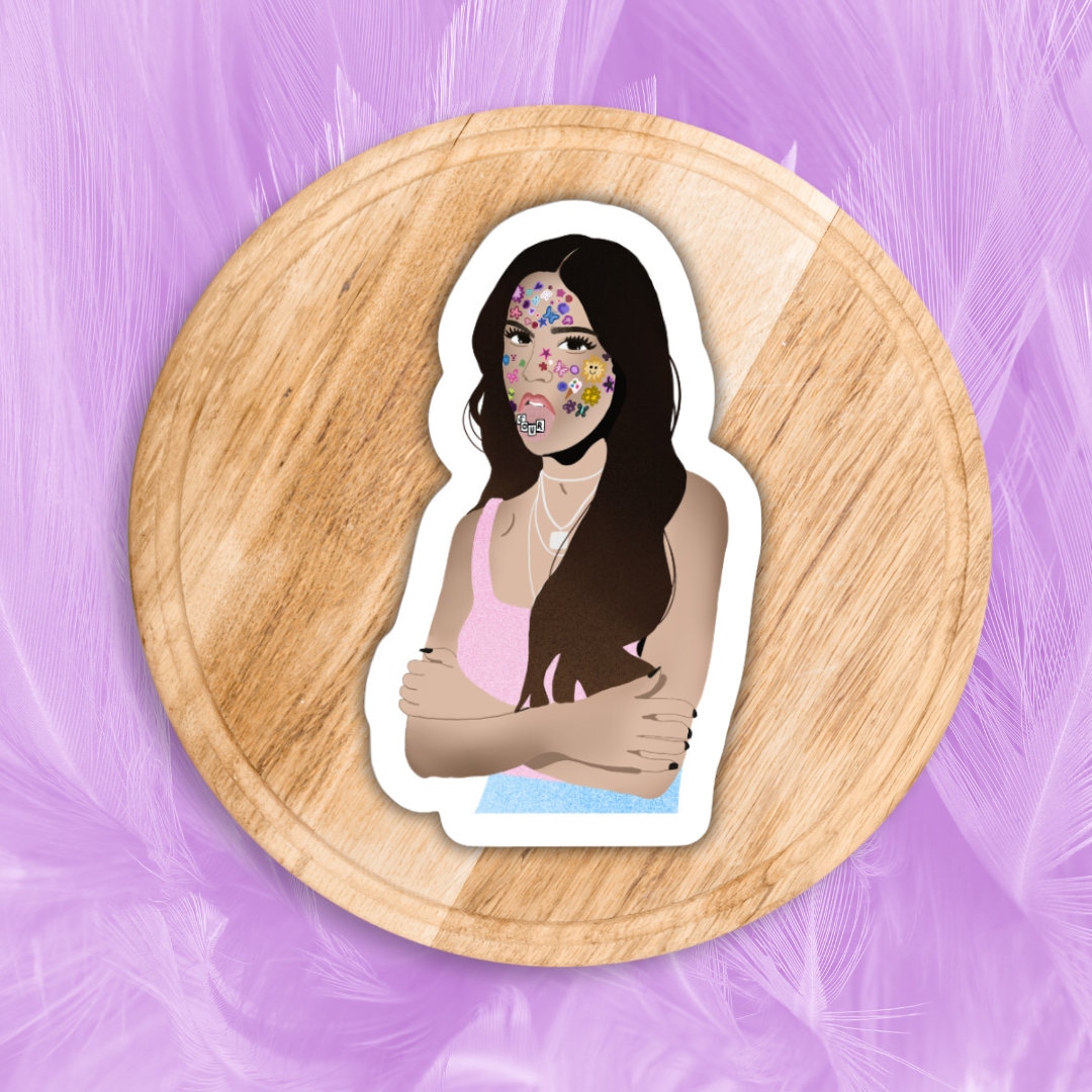 Olivia Rodrigo Sour Sticker, Olivia Singer Sticker, Pop Star Album, Pop ...