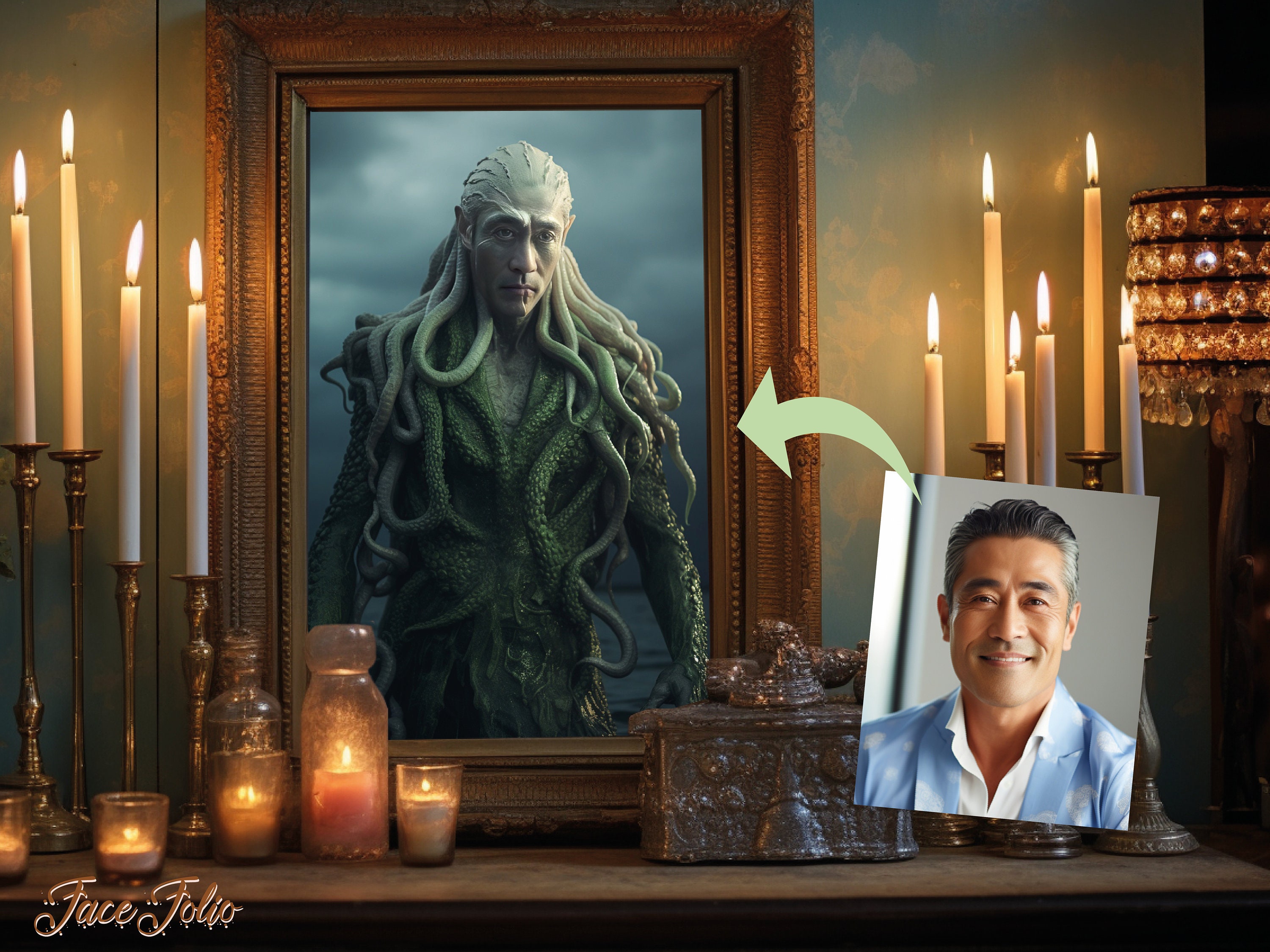 Your Personalized Portrait as a Cthulhu Worshiper Offspring - Etsy