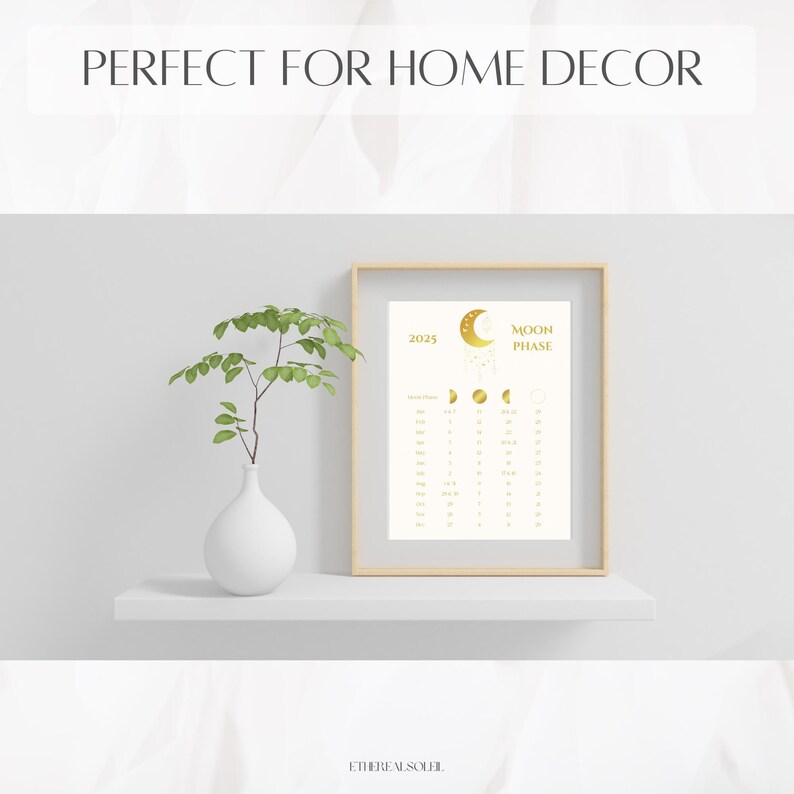 Moon Phase Calendar 2025, 2026, 2027, 2028 Lunar Calendar, Moonphases ...