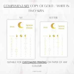 Moon Phase Calendar 2025, 2026, 2027, 2028 Lunar Calendar, Moonphases ...