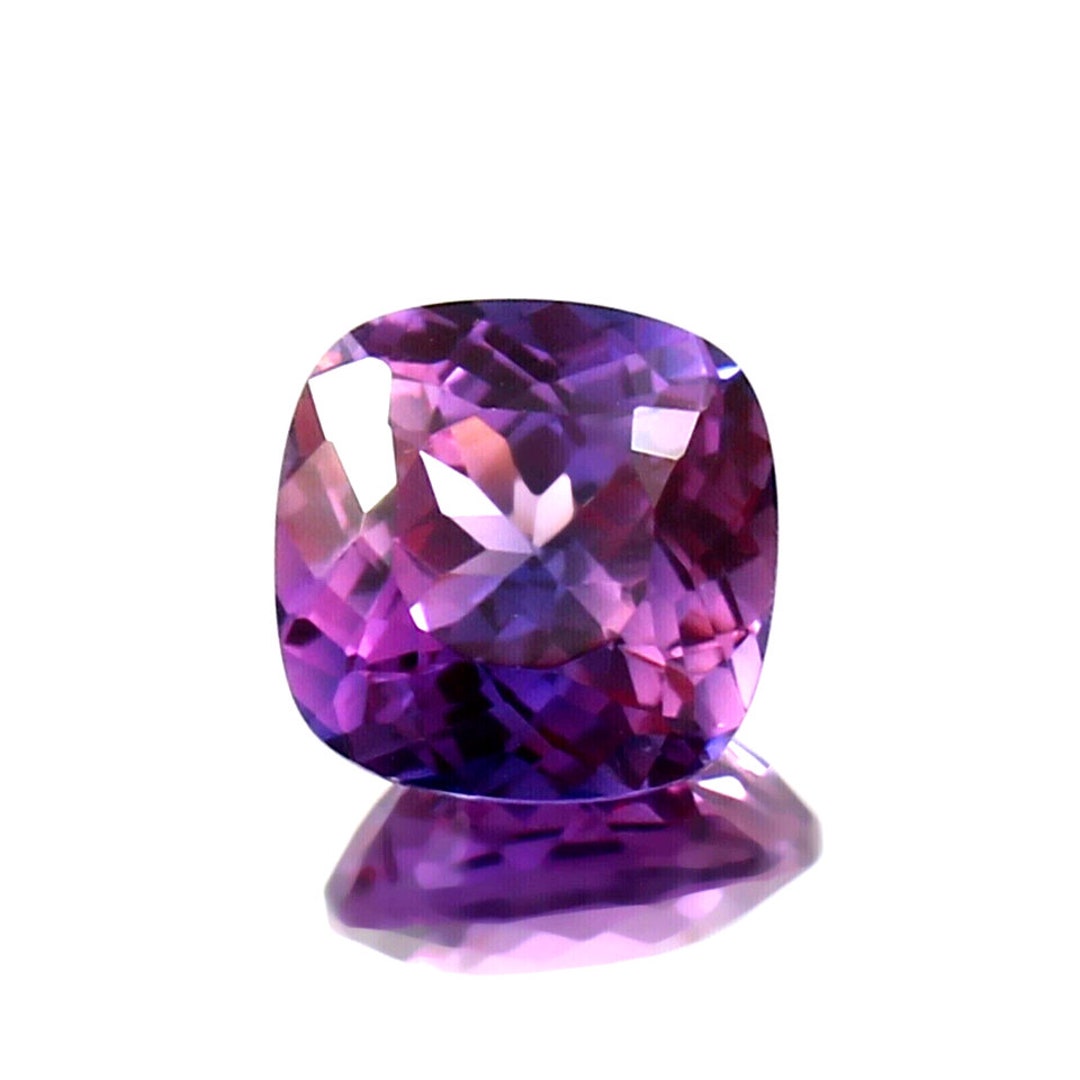 10.4x10.5mm Natural Certified Ceylon Purple-pink Taaffeite Cushion Cut ...