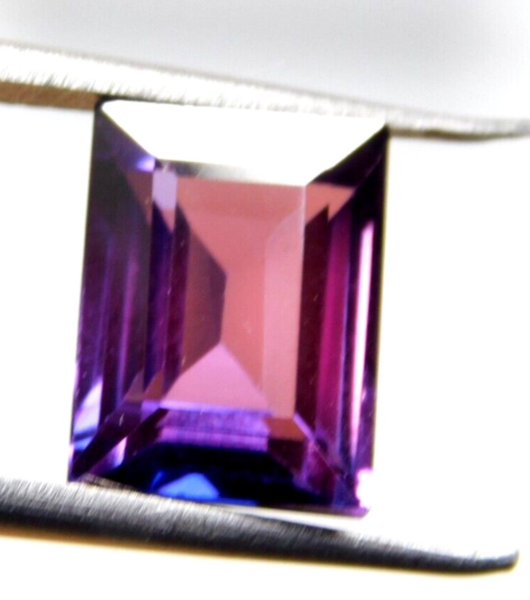 6.30ct AAA Certified Natural Ceylon Purple-pink Taaffeite Emerald Cut ...