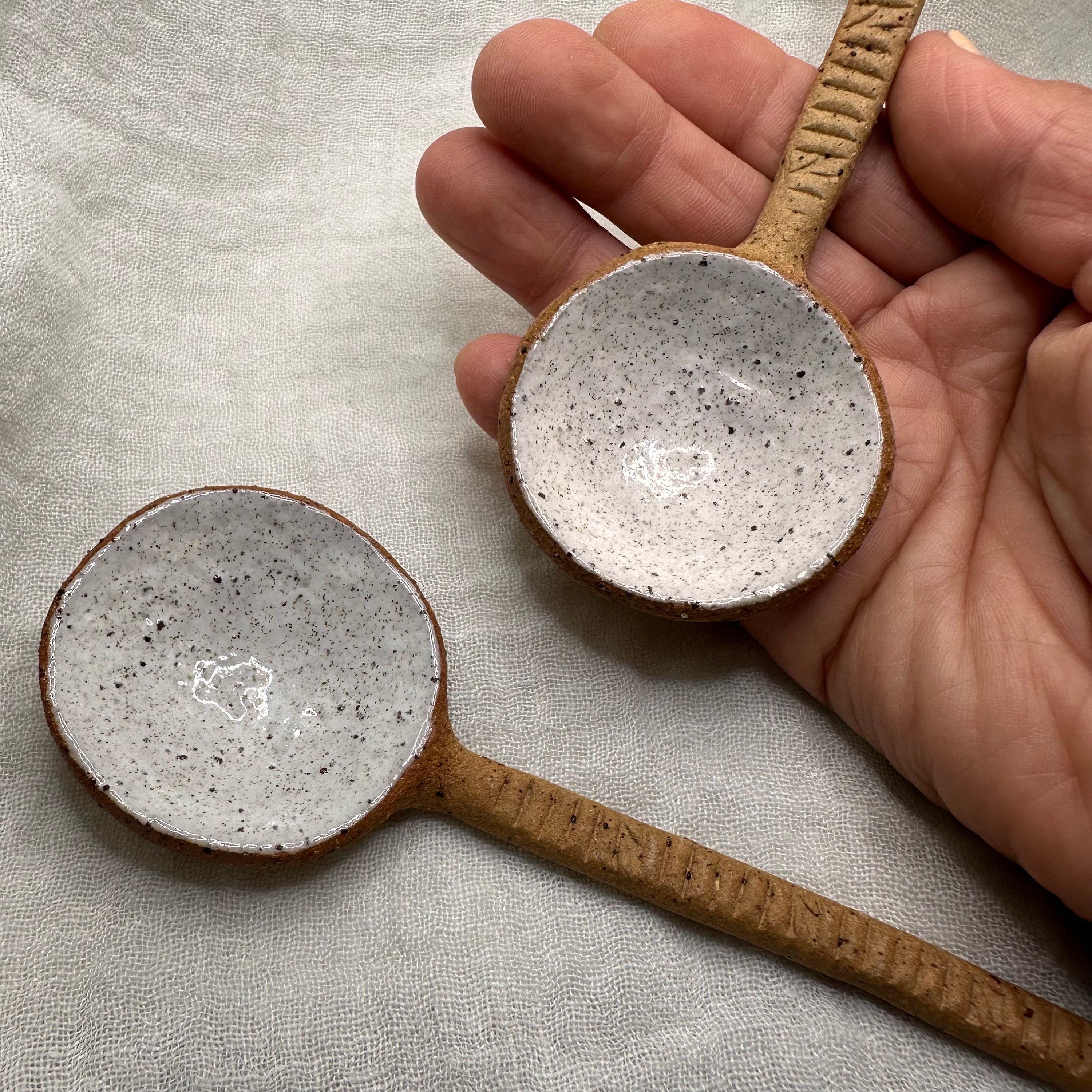 Handmade Ceramic Spoon Pottery Utensil Created by Hand - Etsy