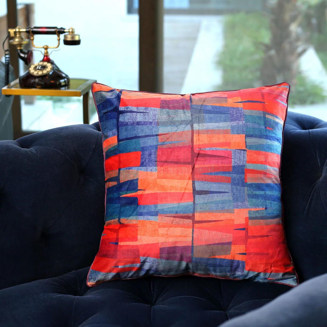 Austin Linen® Abstract Luv Veloudo Designer Cushions - Etsy
