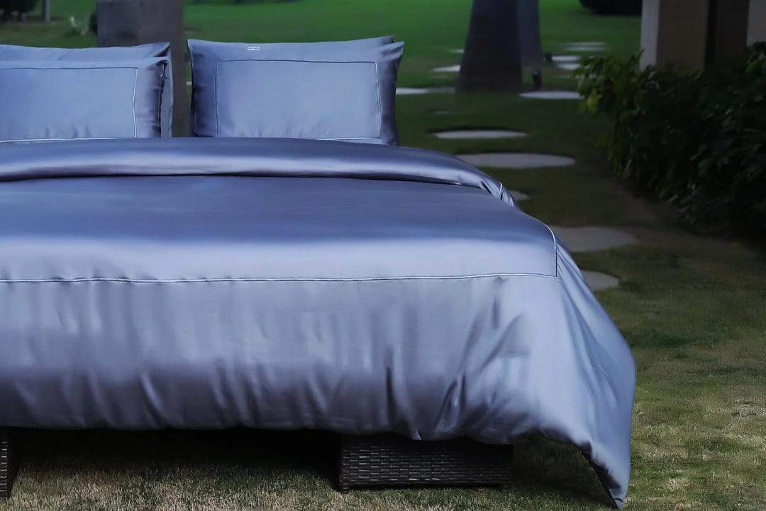 Austin Linen® Grey Organikos Bamboo Sateen Bed in a Bag - Etsy