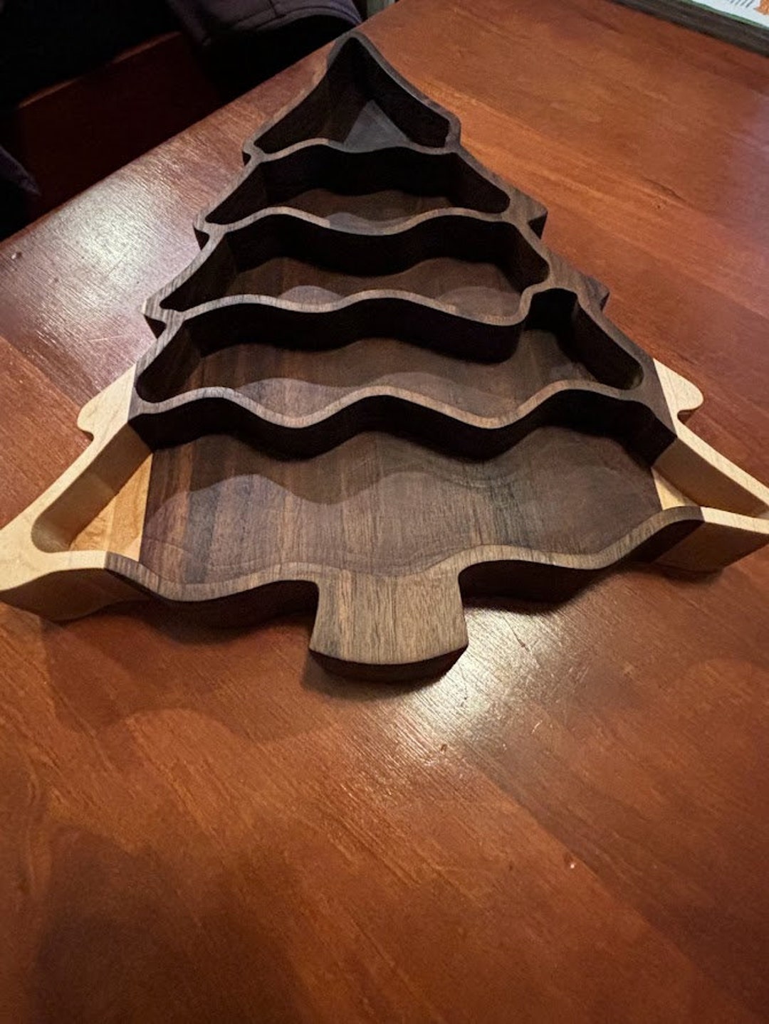 Christmas Tree Tray Christmas Decor Christmas Tray Tree - Etsy