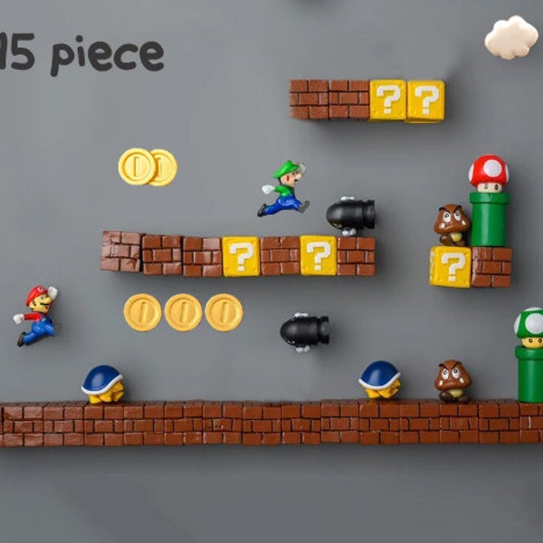 Super Mario Magnets - Etsy