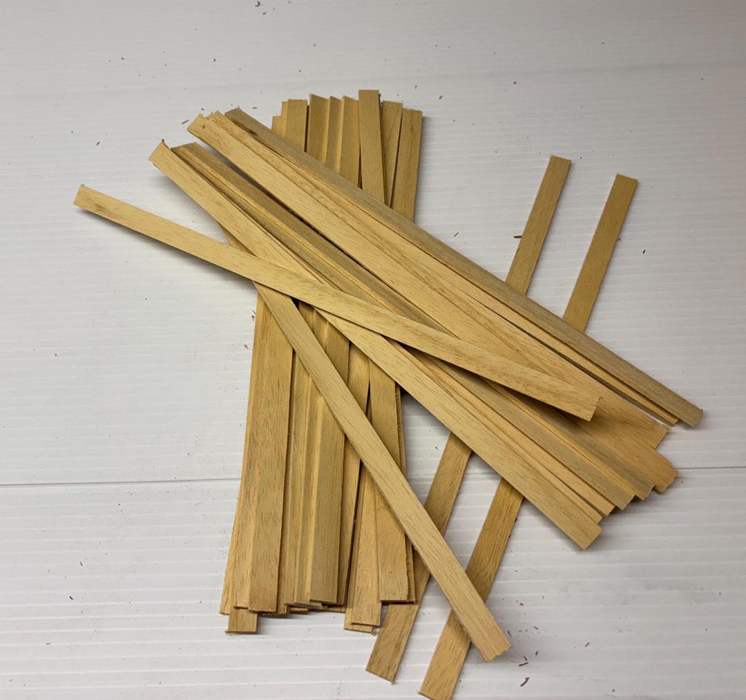 OBECHE Kumiko Strips, Calibrated Wood for Modelling (32cm X 11mm X 3 ...