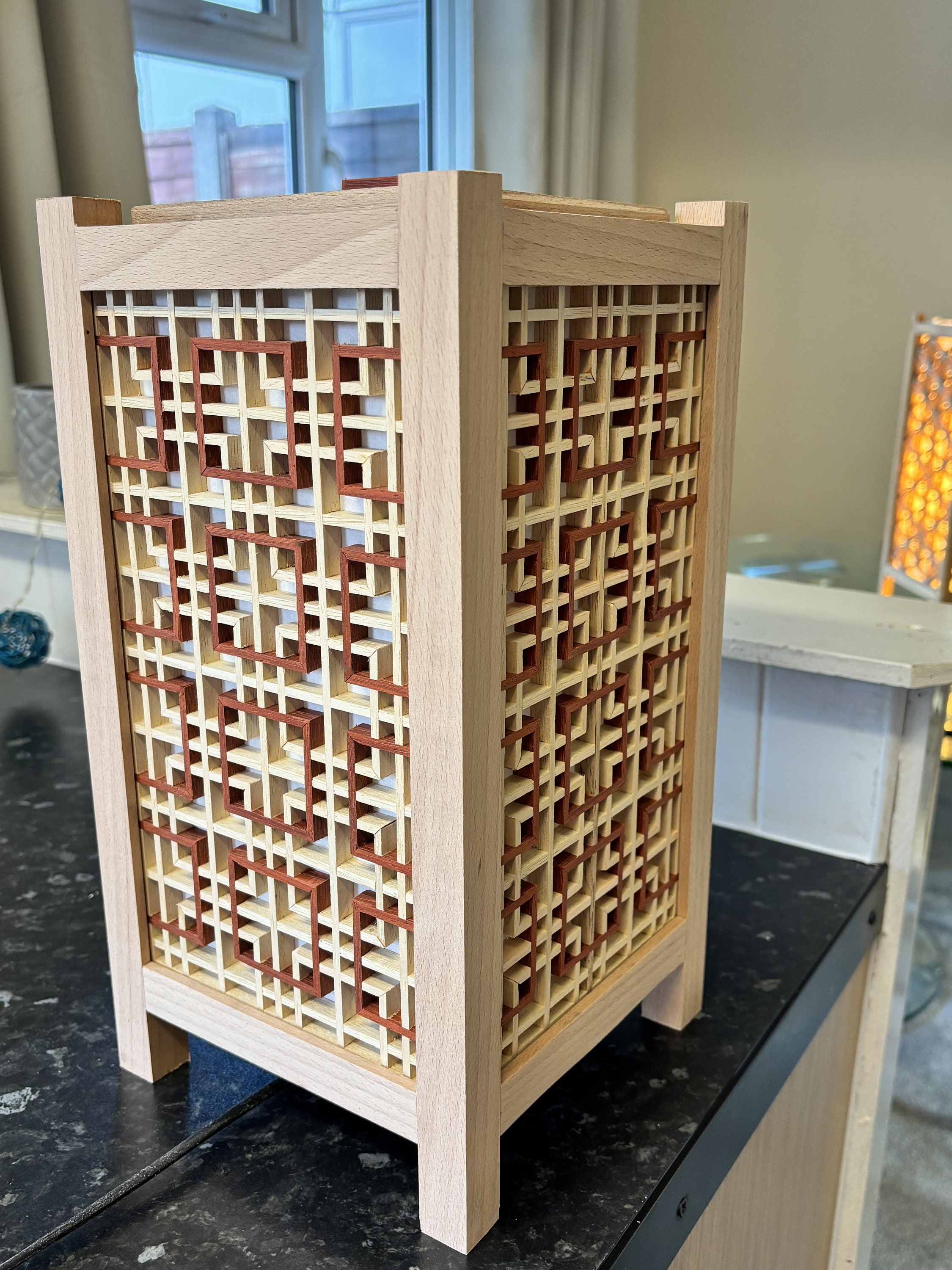 Kumiko Lamp, Wooden Lamp, Andon, Wall Lamp, Ceiling Lamp, Japanese Lamp ...