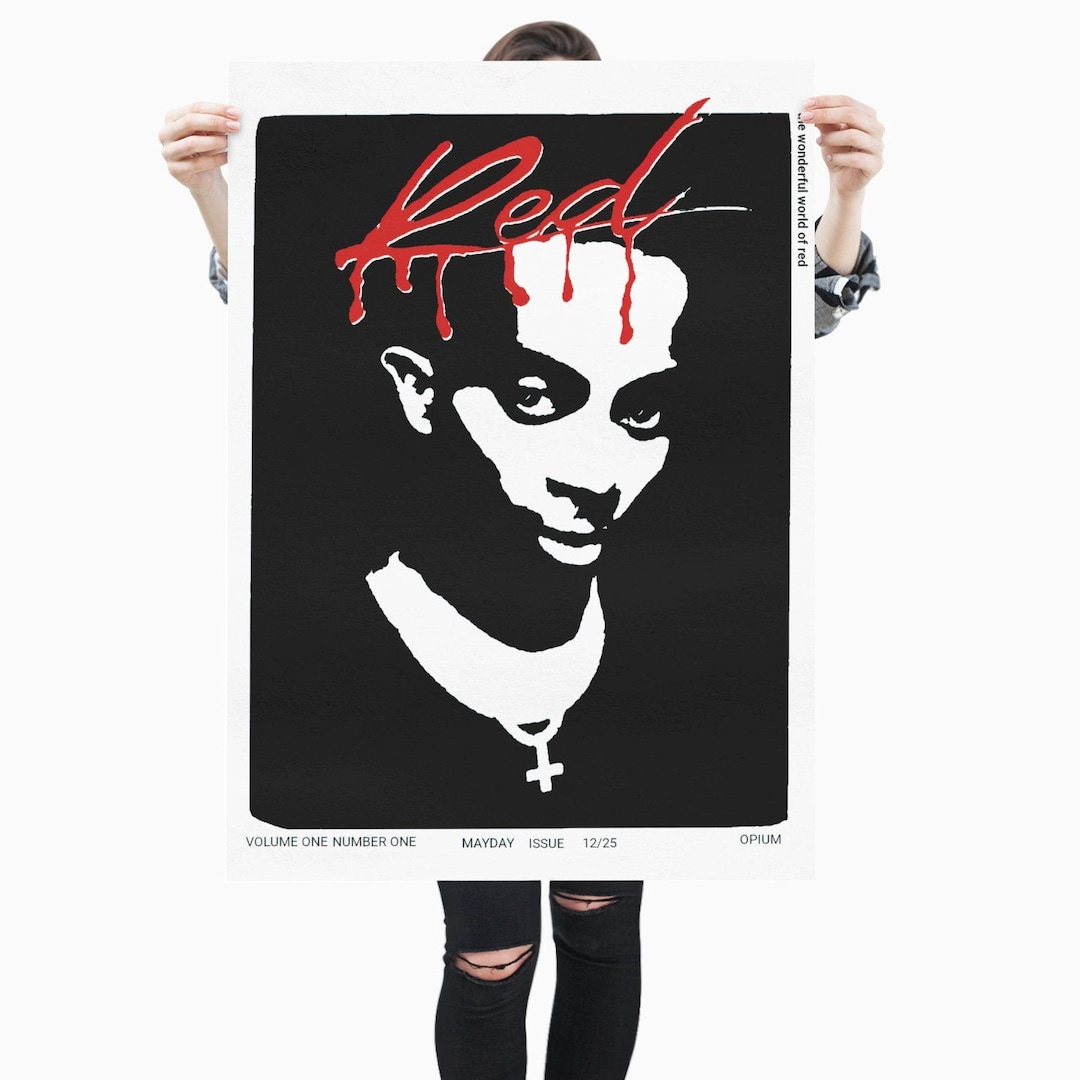 Playboi Carti Whole Lotta Red Deluxe Matte Vertical Poster - Etsy