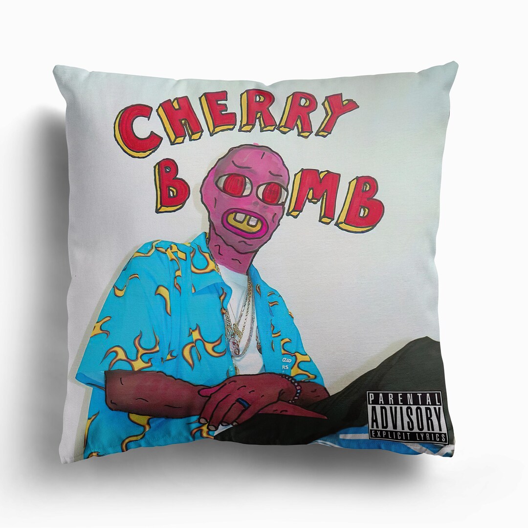 Tyler the Creator Cherry Bomb Square Pillow - Etsy