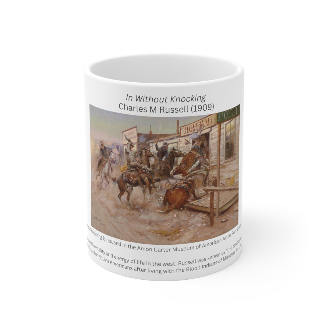 In Without Knocking, by Charles M Russell | Celebrate American Art ...
