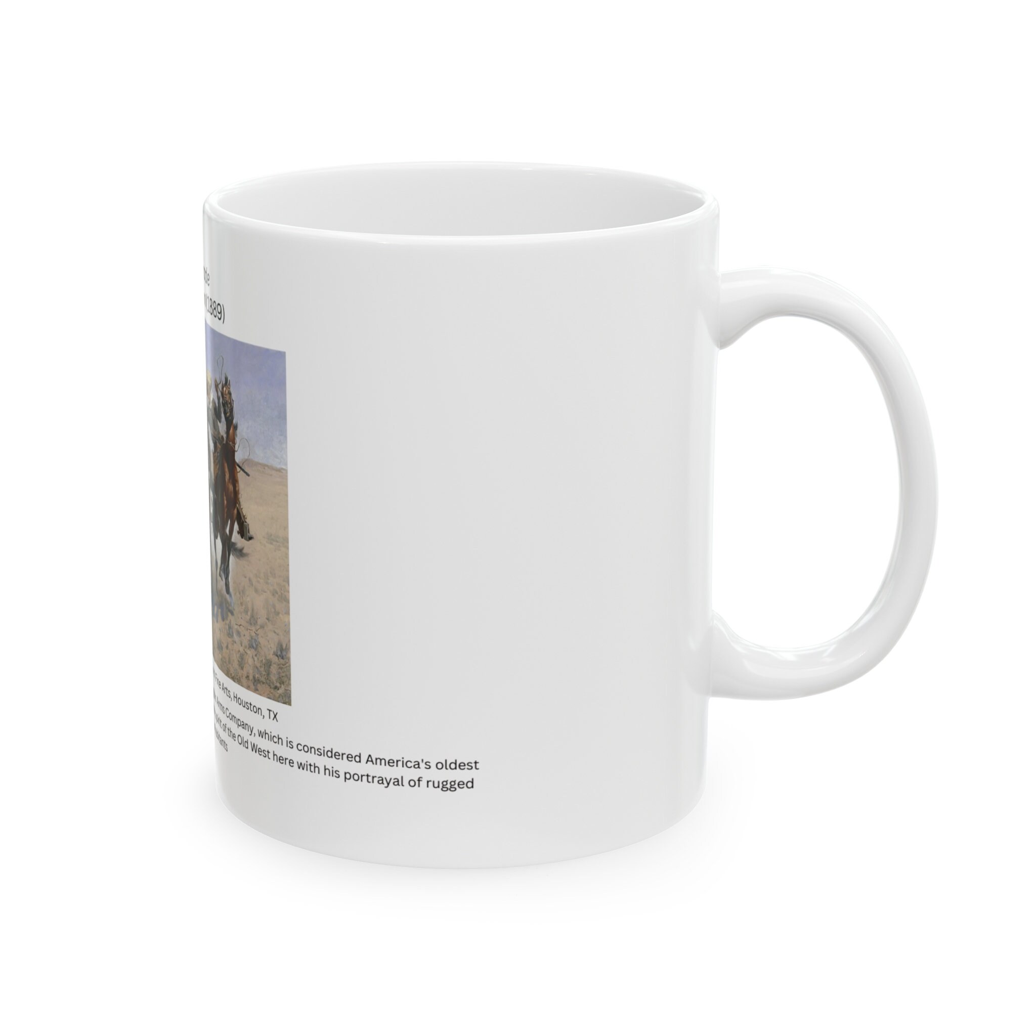 Aiding a Comrade, by Frederic Remington Celebrate American Art Ceramic ...