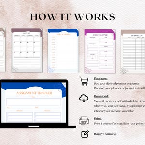 Homeschool Planner, Printable, Bundle, Reading Log, Lesson Plan, Task ...