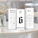 Newspaper Trifold Wedding Menu: Editable Canva Template With Timeline ...