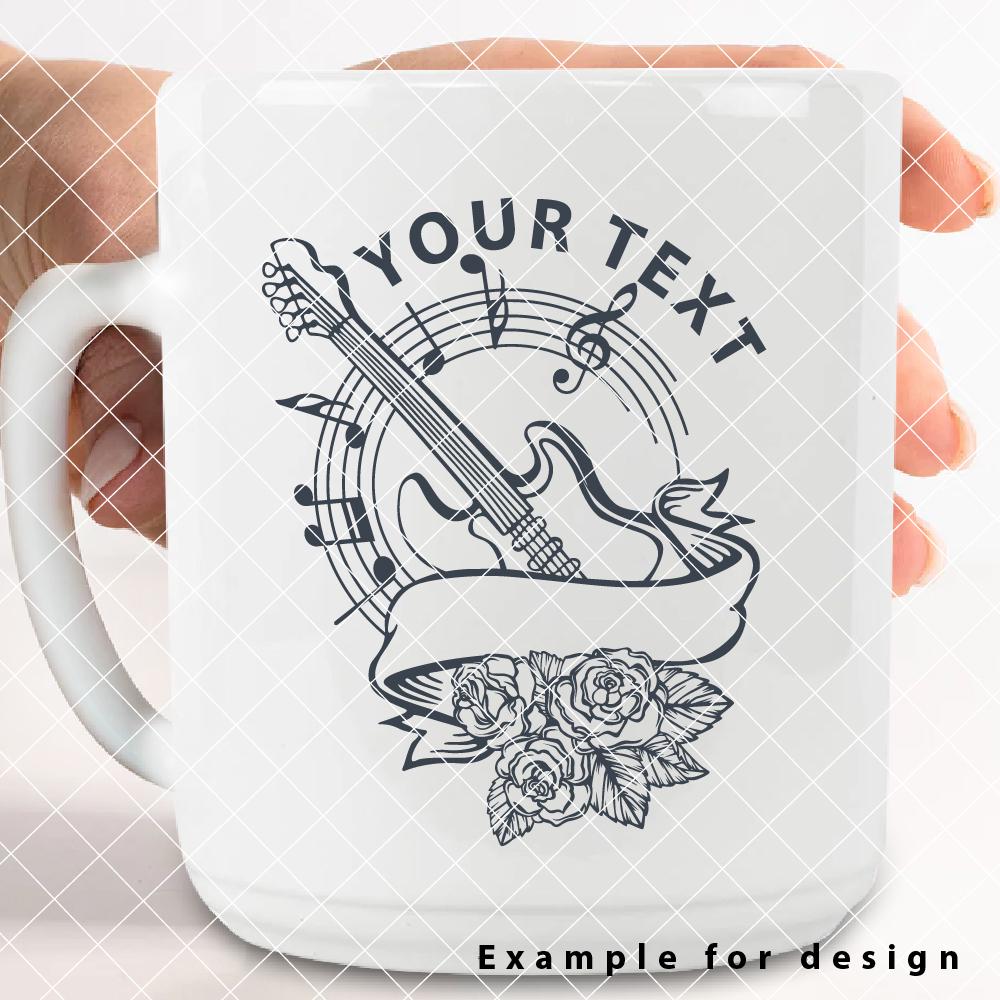 Guitar Music Note Svg, Guitar Svg, Music Svg, Music Note Svg, Music ...