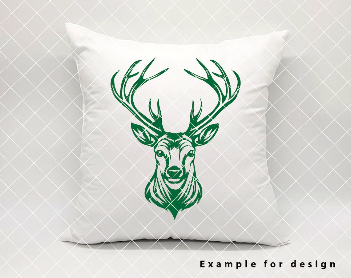 Deer Head SVG Deer Head SVG Deer Svg Deer Clipart Deer - Etsy